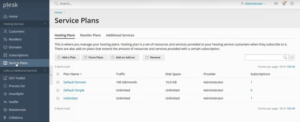 How To Create A Hosting Plan Using Plesk Plesk Tips And Tricks