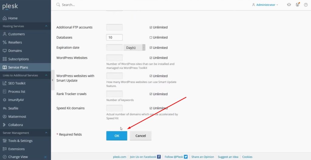 How To Create A Hosting Plan Using Plesk Plesk Tips And Tricks