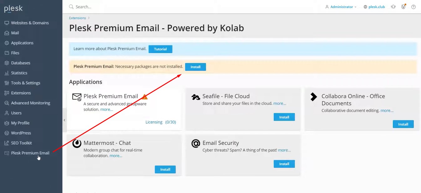 Plesk Premium Email Tutorial - The Official DevClouds Blogs