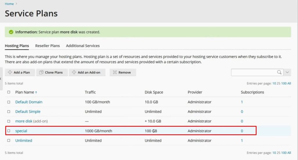 How To Create A Hosting Plan Using Plesk Plesk Tips And Tricks